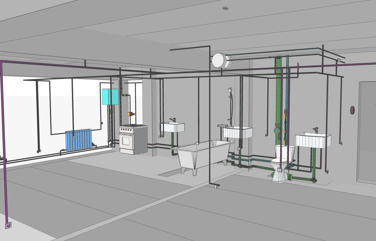 Группа компаний «СиСофт» (CSoft) - 3D-модель многоквартирных жилых домов - Главный ...